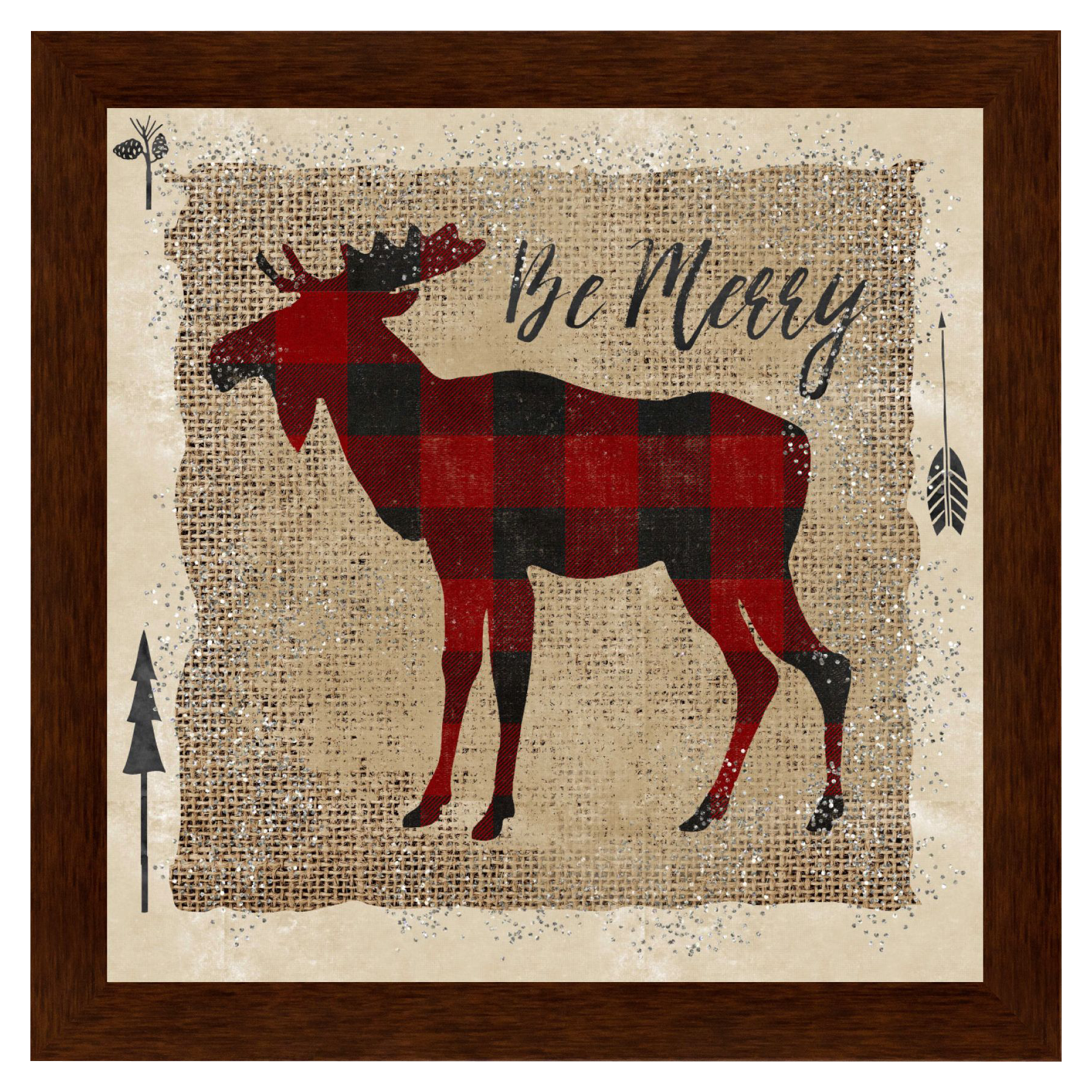 Courtside Market Buffalo Check Moose Framed Art Board | Cabela's